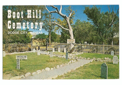 Dodge City KS Postcard Boot Hill | eBay