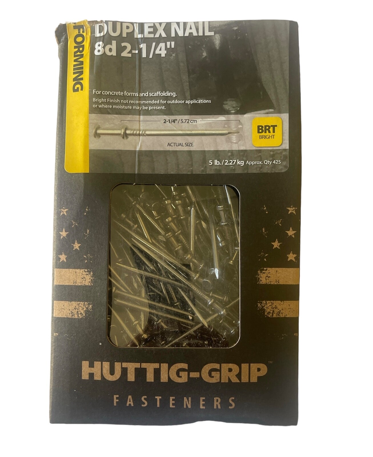 Head Duplex Nail #8D x 2-1/4 L in. Qty 425 | eBay