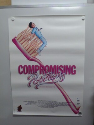 COMPROMISING POSITIONS Susan Sarandon RAUL JULIA Home Video Poster 1985 ...