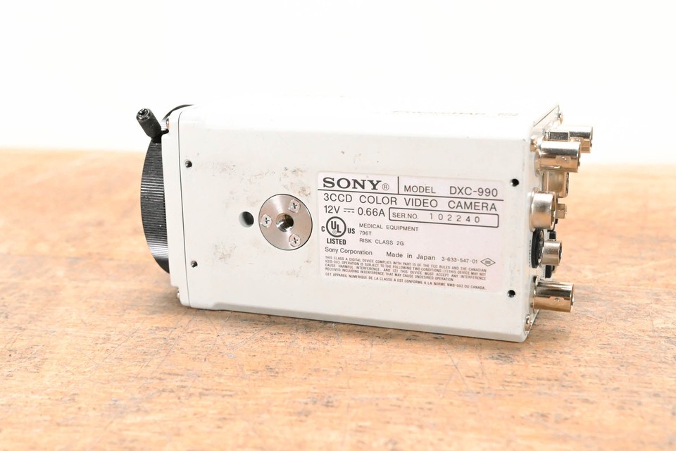 Sony DXC-990 1/2-Inch 3-CCD Color Video Camera CG005CV | eBay