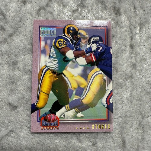 1993 Pro Set Power Moves NFL Card Fred Stokes Los Angeles Rams Mint # ...