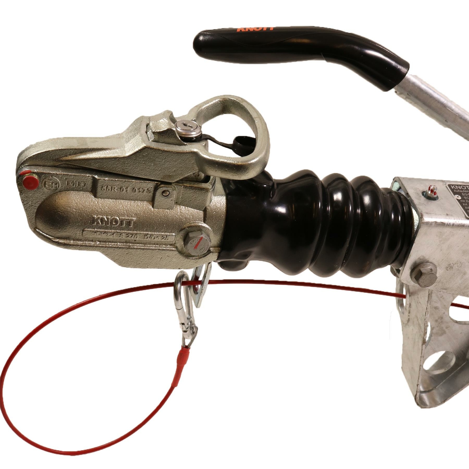 Trailer Braked Hitch Coupling Knott KRV13 750kg to 1400kg 70mm Box Cast ...