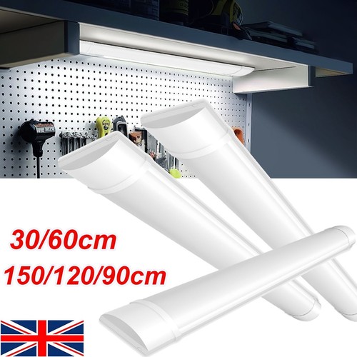 LED Strip Light 3FT 4FT 5FT Batten Tube Lights Garage Ceiling Lamp ...
