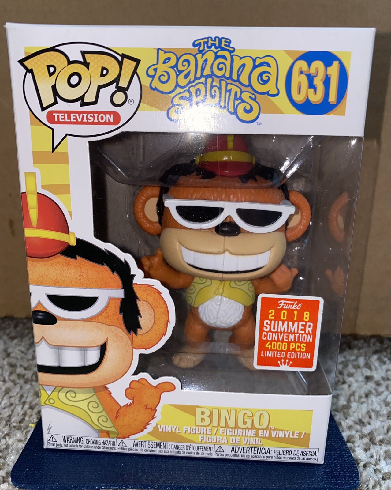 2018 Summer Convention Banana Splits Bingo Funko Pop #631 | eBay