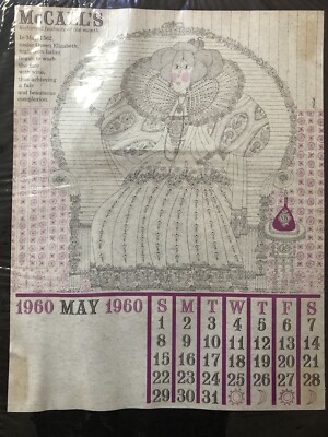 Rare VTG 1960 “the SUNSHINE old advertising Calendar By Lionel Kalish ...