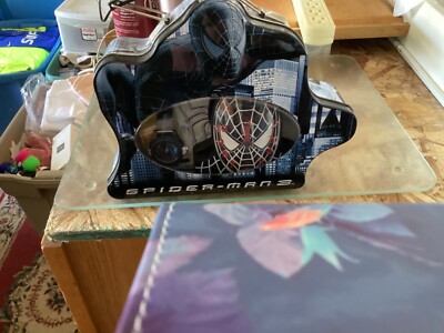 RARE Marvel 2007 Spider Man 3 Alarm Clock and watch Black Symbiote Suit ...