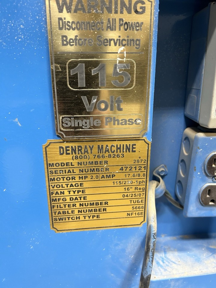 Denray 2872b Downdraft Sanding Table | eBay