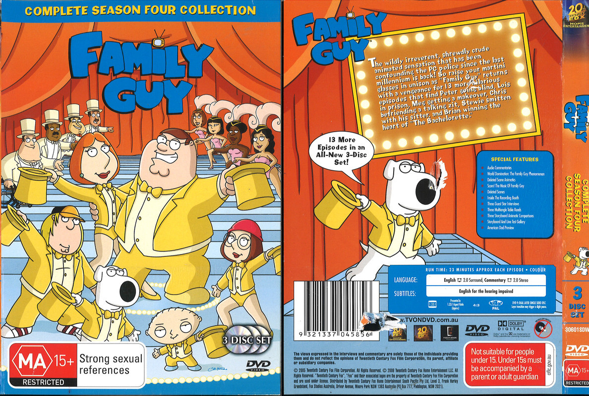 0d NEW SEALED DVD Region 4 FAMILY GUY | eBay