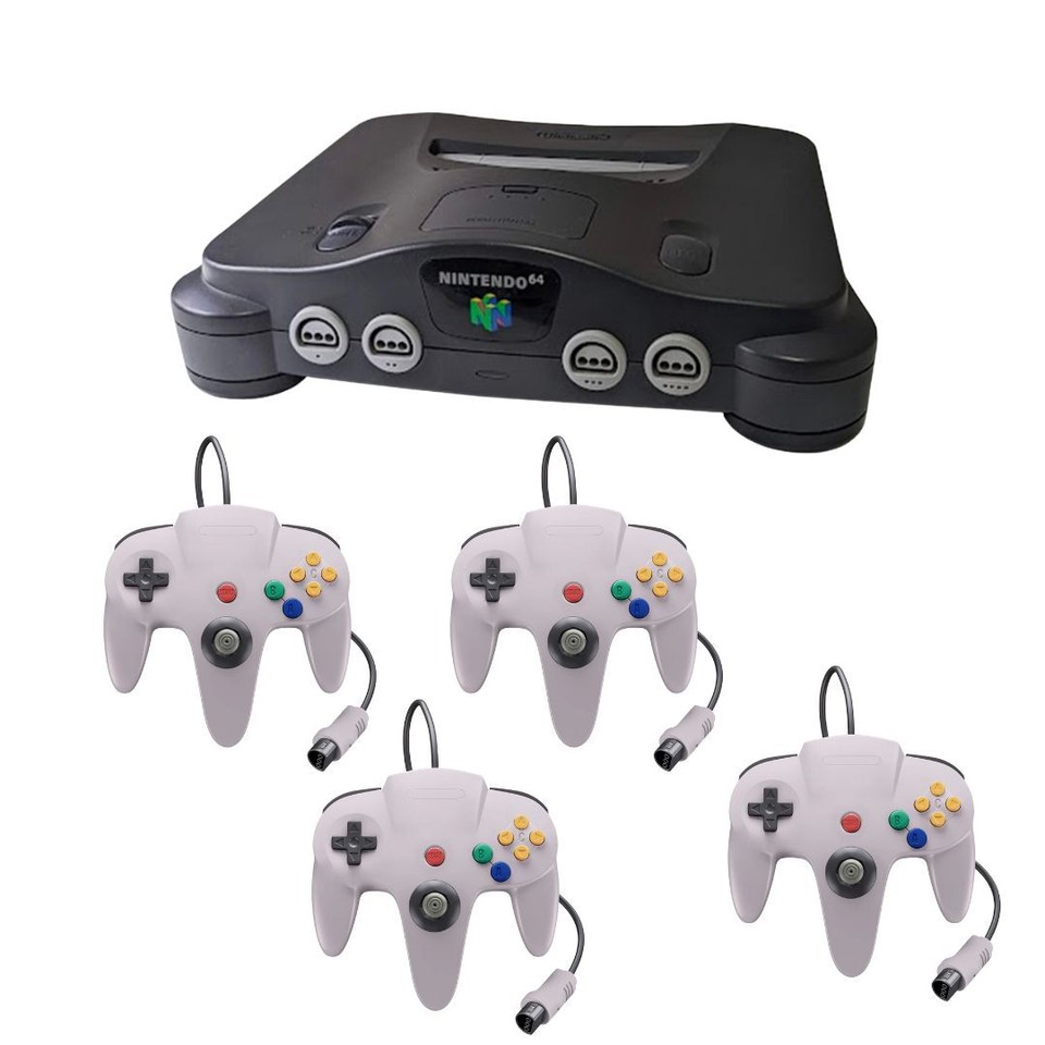 Nintendo 64 N64 Console Bundle System You Choose! 1-4 Controllers ...