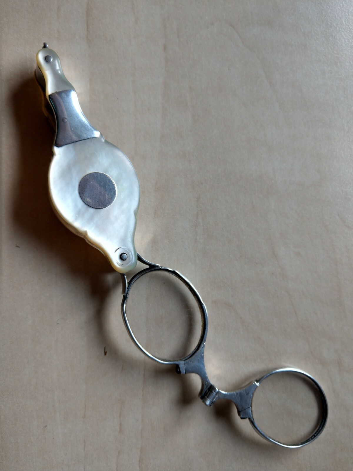 Mother of Pearl and Silver Lorgnette Circa early 1800's Fantastic ...