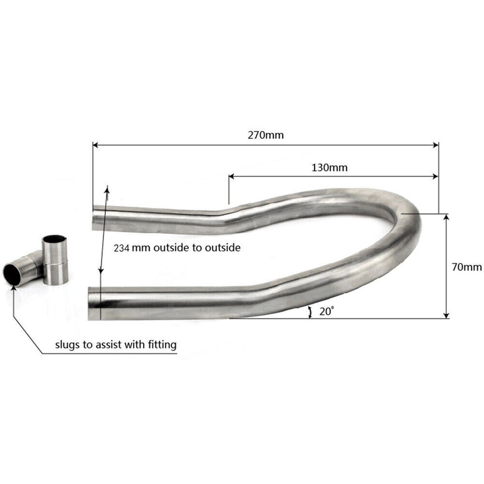 Cafe Racer Rear Frame Seat Hoop Loop For Honda CB500/550/650 XS750/850 ...