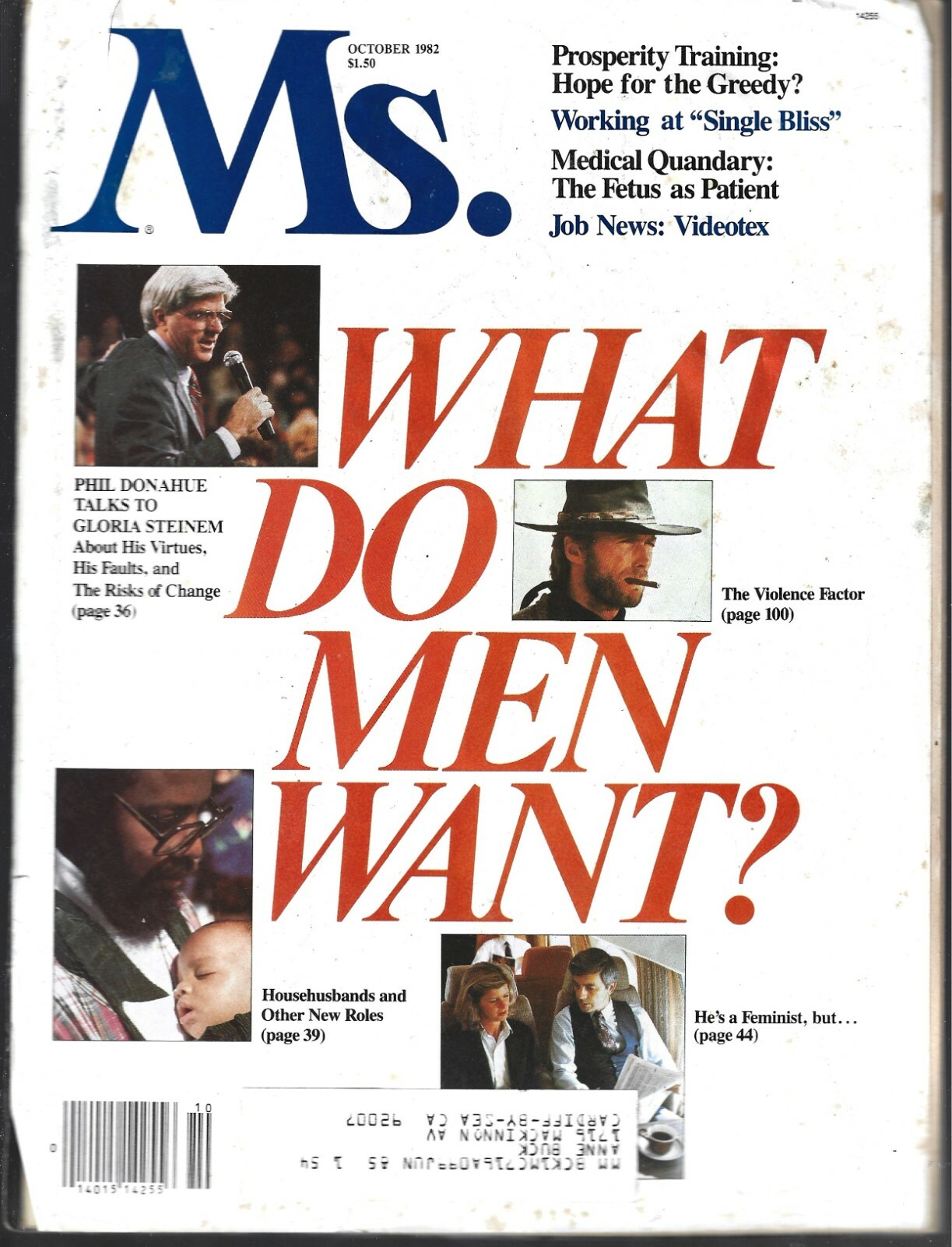 THE NEW MS. MAGAZINE OCTOBER 1982 (FR) PHIL DONAHUE | eBay