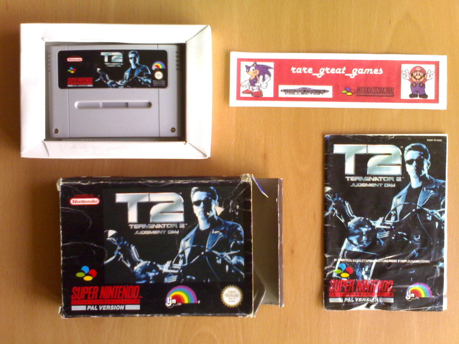 Game ☆ TERMINATOR 2 T2 JUDGMENT DAY Super Nintendo SNES Super NES PAL ...