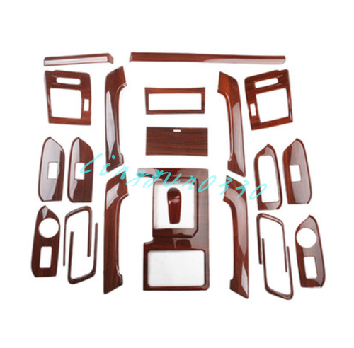 Wood Grain Style Car Interior Decoration Of The Trim For Toyota Prado ...