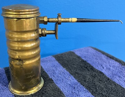 Unusual Vintage Eagle 66 Brass Oiler - QUILL Spout | eBay