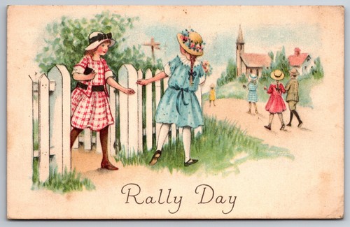 Rally Day Baltimore Maryland MD 1922 Sunday School Invitation Children ...