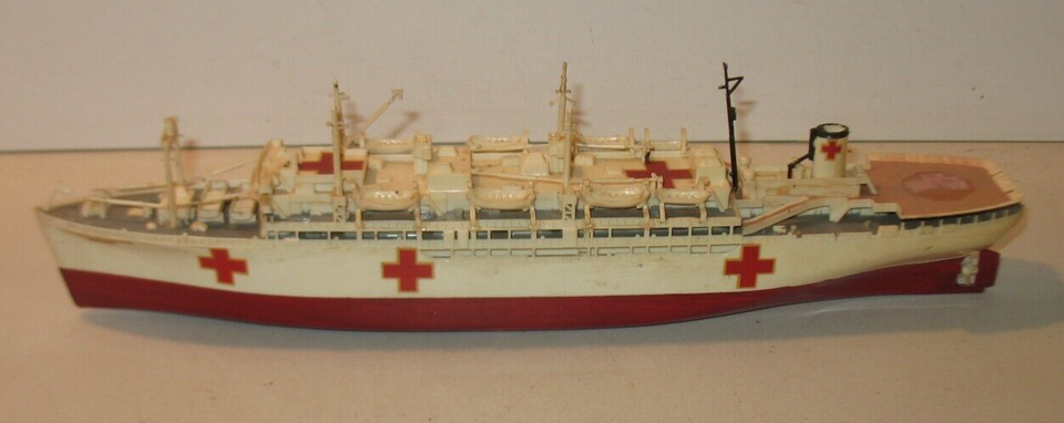 1960's REVELL U.S. Navy Hospital Ship Repose Model Built Vintage ...