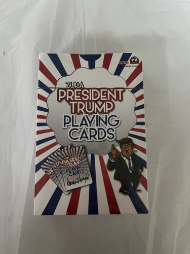 President Donald Trump Red White And Blue Playing Cards Novelty ...