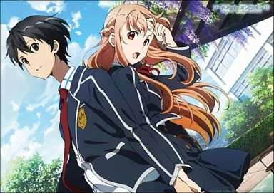Poster Anime A3 Clear Kazuto Kiritani Kirito Asuna Yuuki Sword Art ...