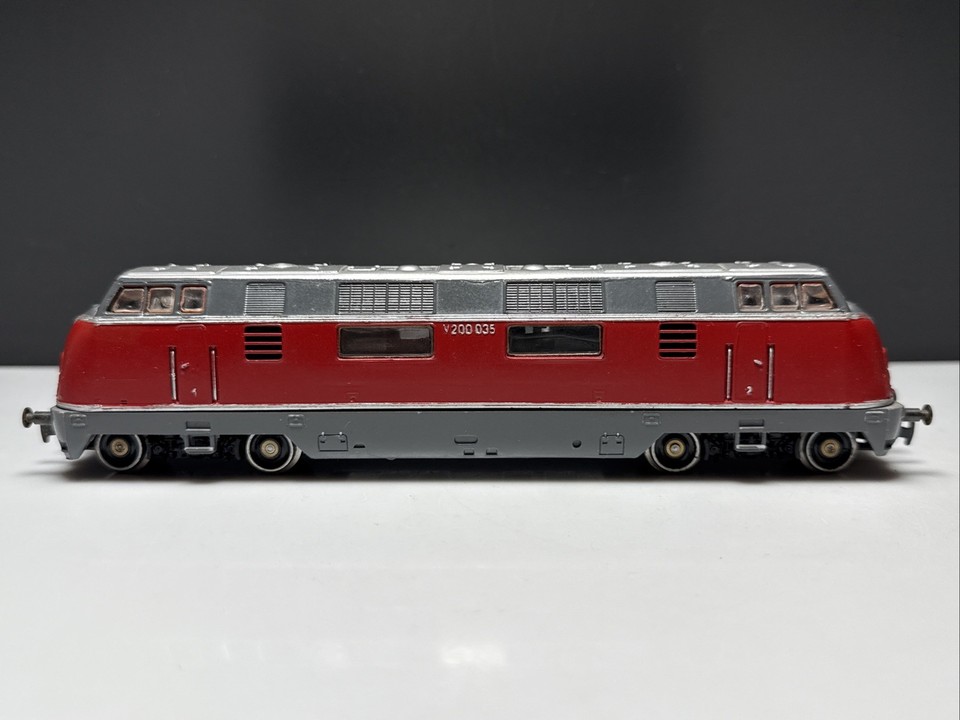 Spur H0 DDR PIKO/GÜTZOLD G13 Diesellok V200 035 GEPRÜFT mit Licht ...