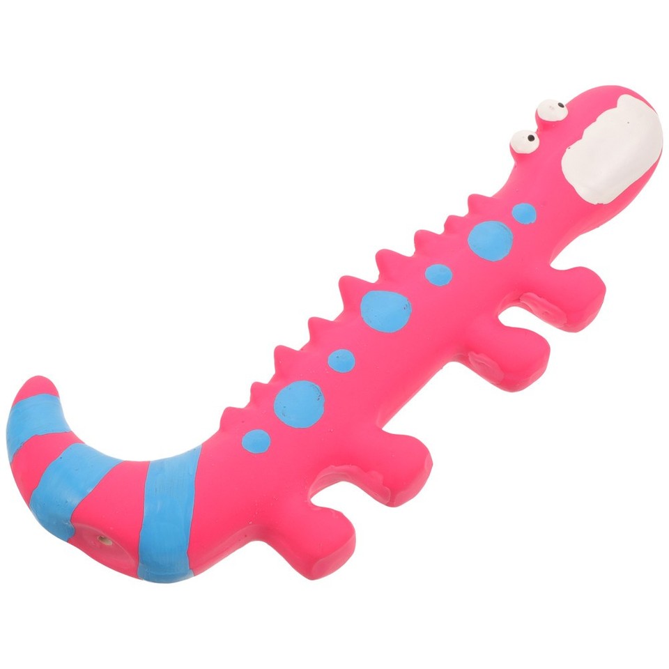 Dog Squeaky Toy Dog Lizard Shape Toy Latex Dog Toy Puppy Cartoon Toy ...