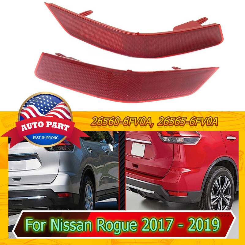 Bumper Reflector For 2017-2020 Nissan Rogue Rear Side Marker Light ...
