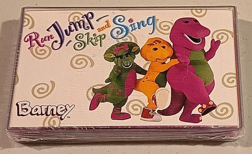 BARNEY The Dinosaur ~ Run, Jump, Skip & Sing PURPLE Cassette NEW | eBay