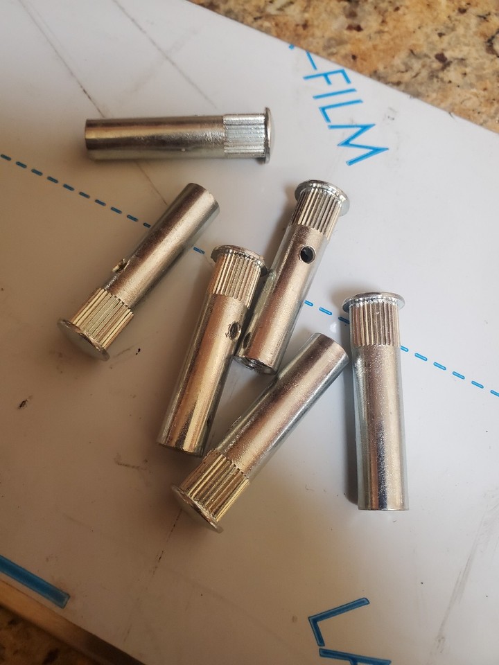 Lot of 6 1/4 20 New Thru-Bolts, DP35066 Female Bolt Kit for Door ...