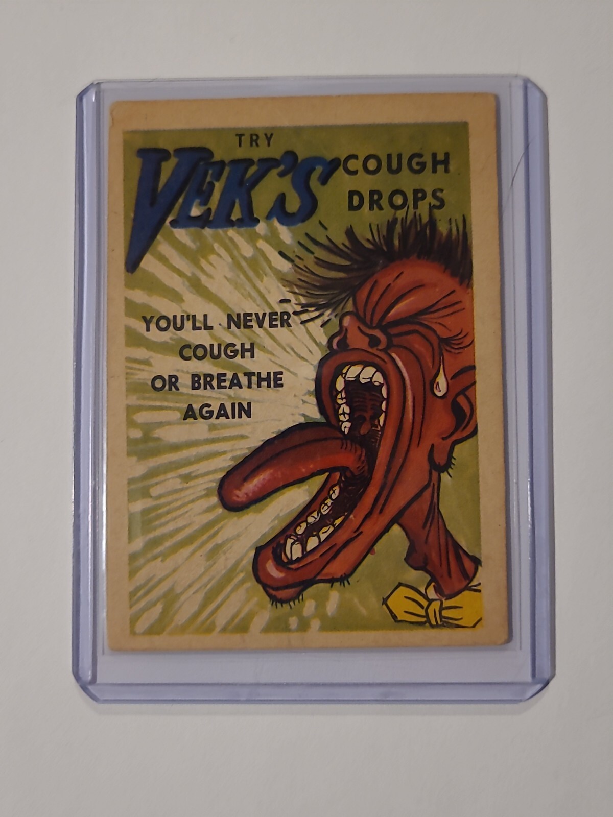 1960 Leaf MR. Foney's Funnies Vek's Cough Drops Card #42 Vintage ...