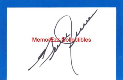 BRUCE JENNER Decathlon / Olympic Gold SIGNED Autograph 4x6" Index Card ...