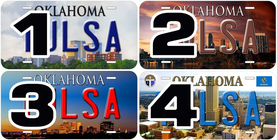 Tulsa Oklahoma Novelty Car License Plate | eBay
