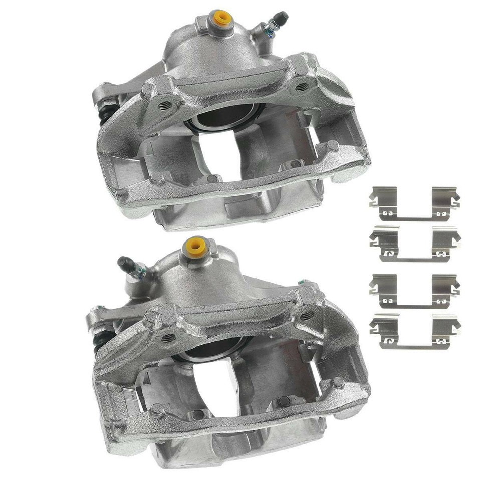 2x Front Left & Right Brake Calipers w/ Bracket for Mercedes Benz W211 ...