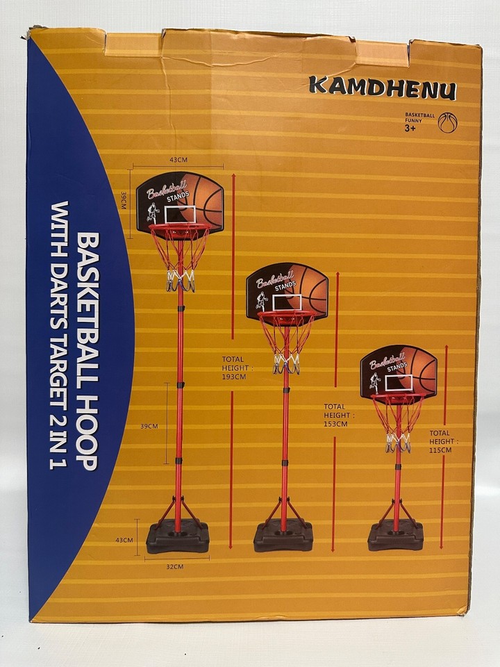 KAMDHENU Basketball Hoop Kids Toy Basketball Hoop with Darts Target 2 ...