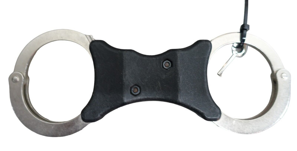 Hiatts Handcuffs Speedcuffs Cuffs Genuine Ex Police Rigid Handcuffs ...