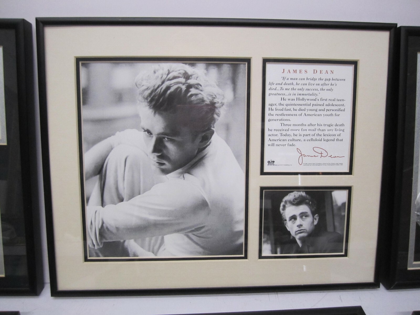 Set 6 James Dean Filmography Film Photographs Stills Framed Photos Old ...