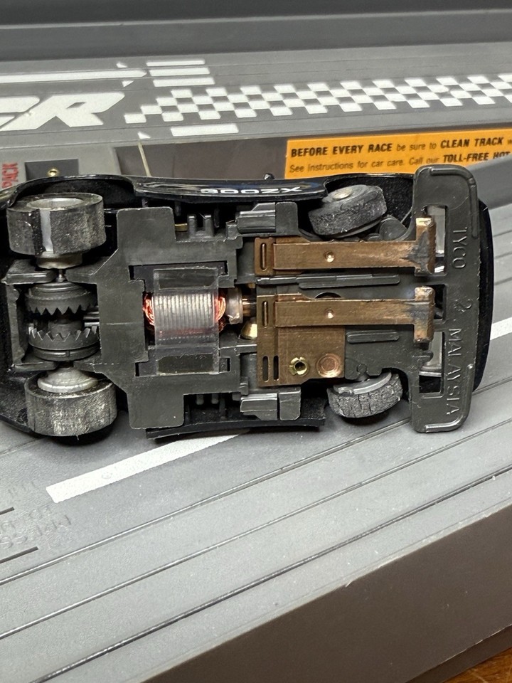 Rare 1991 TYCO Race Track Set TCR 300zx Challenge 1 Slot Car Black ...