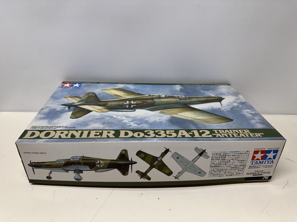 TAMIYA DORNIER TRAINER DO335A-12 ANTEATER #61076 1/48 SCALE MODEL KIT ...