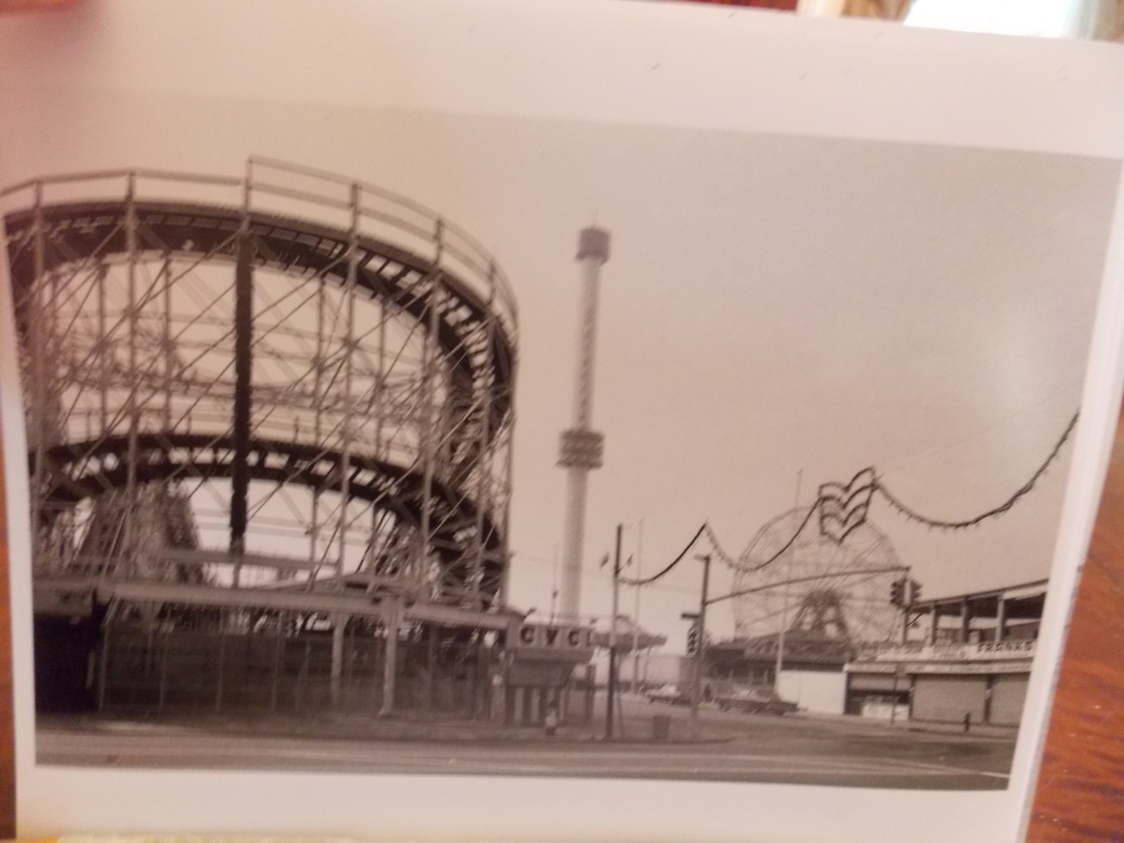 1980 Cyclone Astroland Tower Wonder Wheel Coney Island Brooklyn New ...