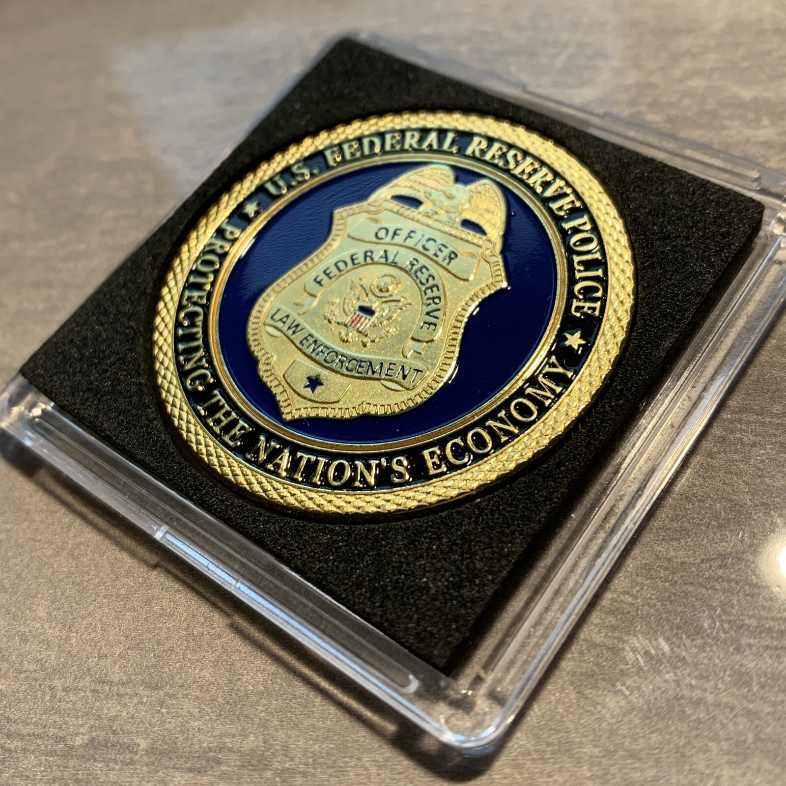 United States FEDERAL RESERVE POLICE LAW ENFORCEMENT Challenge Coin ...