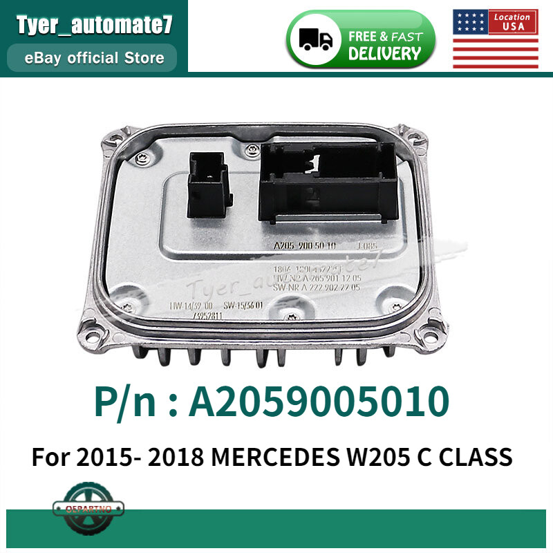 A2059005010 FOR 2015-2018 W205 LED Headlight Ballast Voltage Converter ...