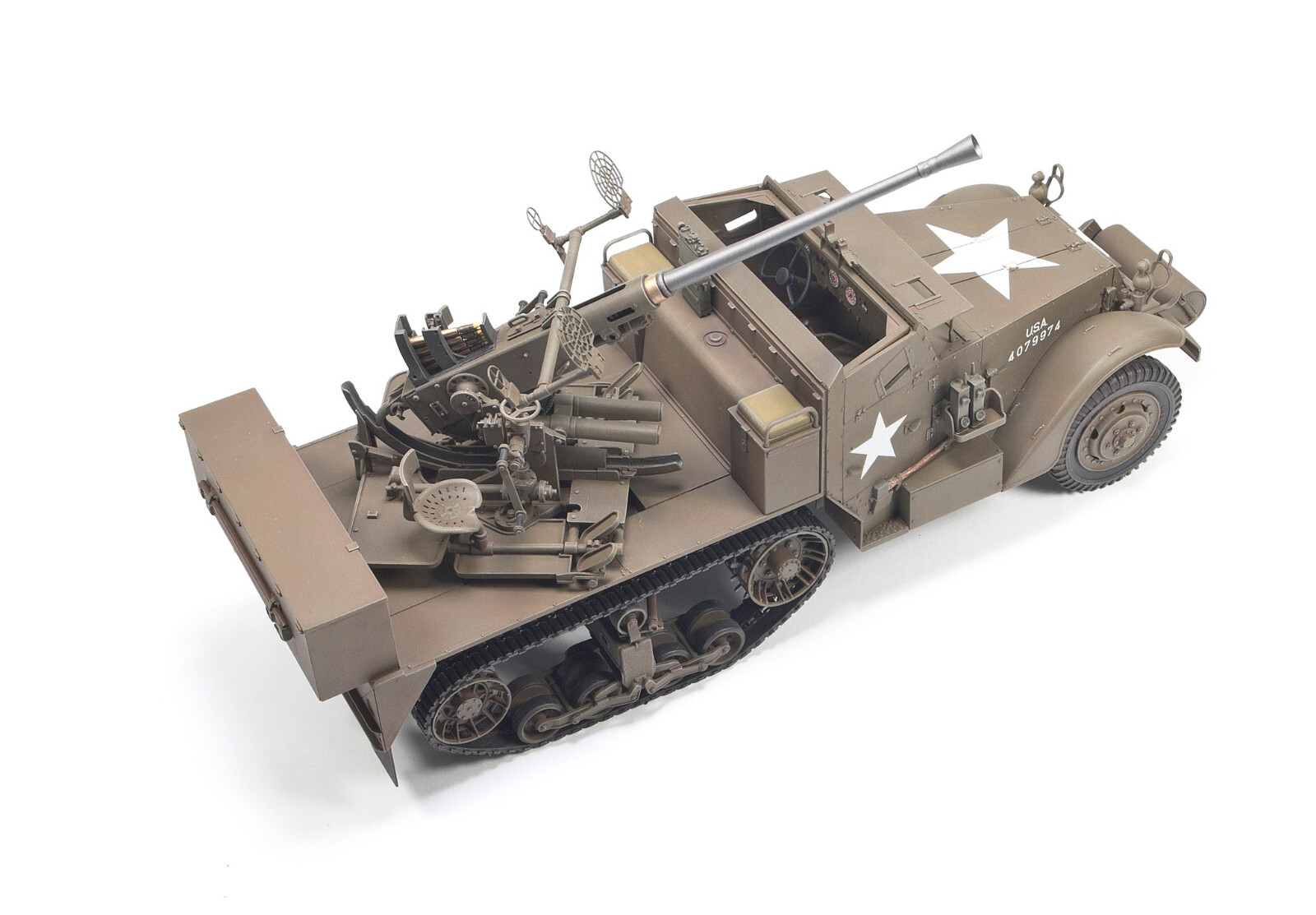 AFV Club 1/35 AF-35334 US M34 40mm GMC Gun Motor Carriage (Korean War ...
