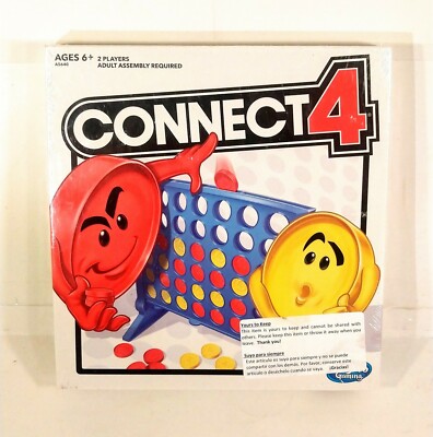Connect 4 Strategy Board Game Classic Family Fun Game Night By Hasbro ...