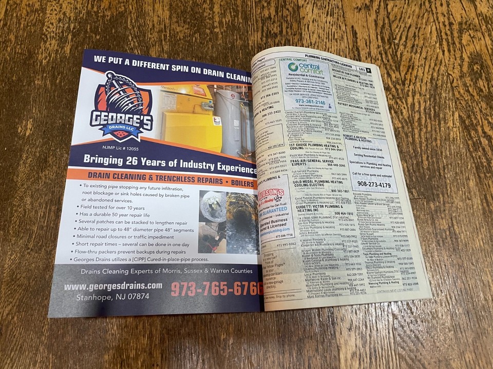 New Jersey Morris County New Jersey NJ Yellow Pages Phone Book 2022 ...