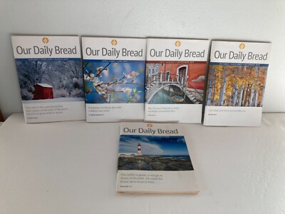 5 Our Daily Bread Devotional Booklets 2018-2019 Like New! | eBay