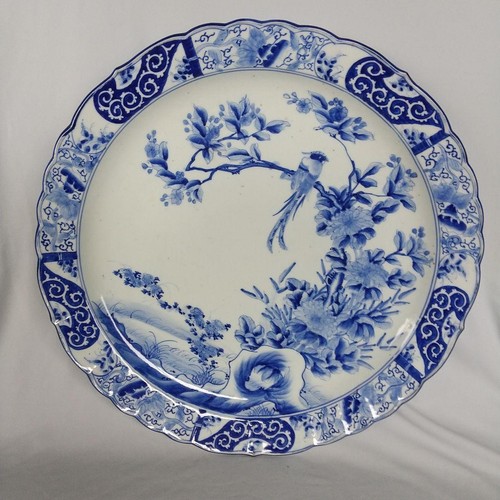 Antique Japanese Imari Plate Old Imari Arita ware Large plate Flower ...