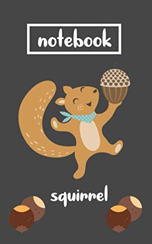 squirrel notebook squirrel notebook design 120 Page composition Blank ...