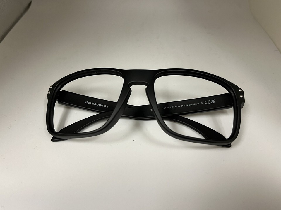 Oakley Holbrook Satin Black OX8156-0156 (56) RX Frame | eBay