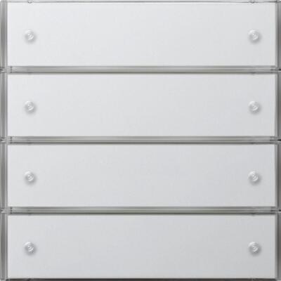 Gira 2034112 Tastsensor 3 Komfort 4fach, Reinweiß glänzend ...
