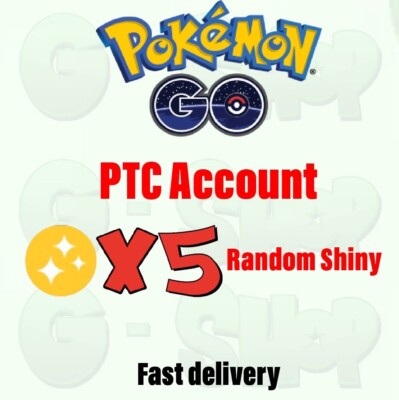 Pokémon Go Shiny x5 Random ⭐️ PTC Acc | eBay