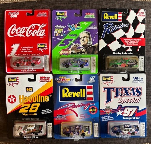 Revell Racing Collectibles 1997 6-pack of 1/64 NASCAR diecast stock ...